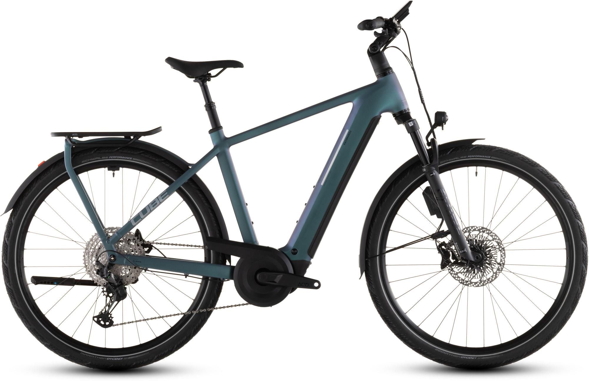 Cube KATHMANDU HYBRID EXC 800 SMARAGDGREY/PRISM 2026 E-bike lease ...